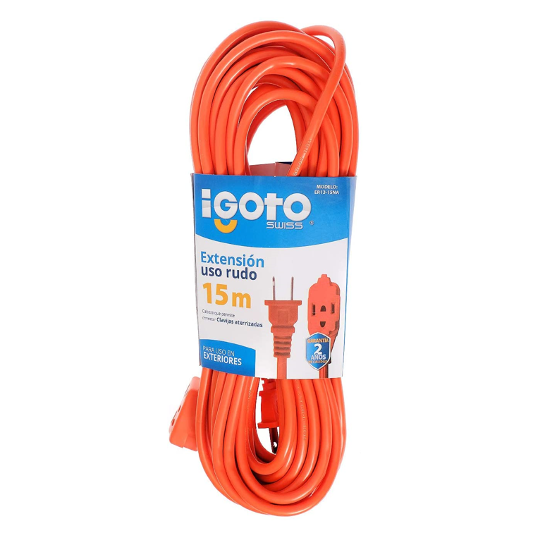 Extensión eléctrica uso rudo 15mts. Naranja Igoto - Extensiones y ... Extensión eléctrica uso rudo 15mts. Naranja Igoto - Extensiones y ...