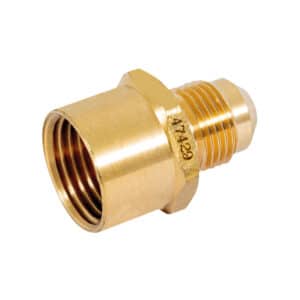 Niple campana de latón de 3/8" X 1/2", Foset Truper - Plomería, Truper - TAMEX