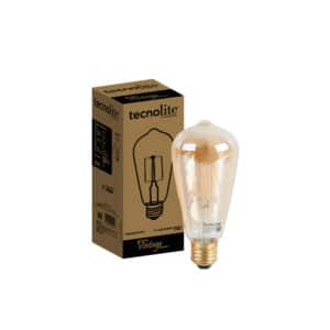Foco LED vintage E27 Luz cálida 4.5W Tecnolite - Otros focos, Tecnolite - TAMEX